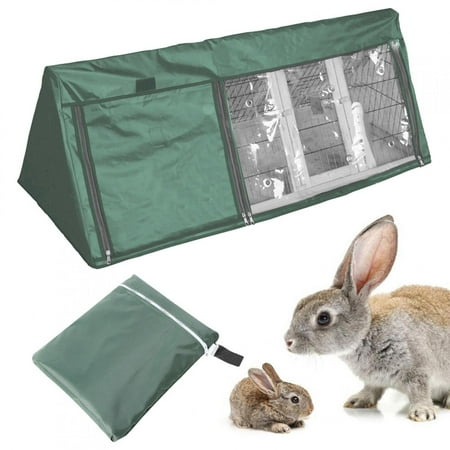 AMONIDA Rabbit Cage Cover,Poultry Cage Cover,210D Oxford Cloth Triangle ...
