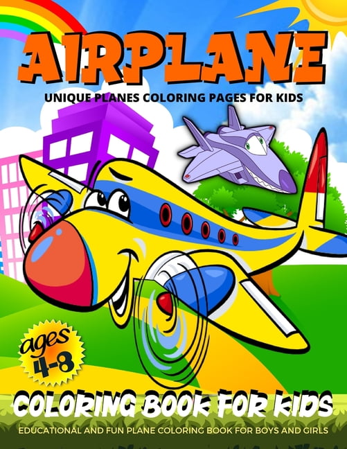 Airplanes Coloring Book : Planes Coloring Book For Kids- Boys And Girls ...