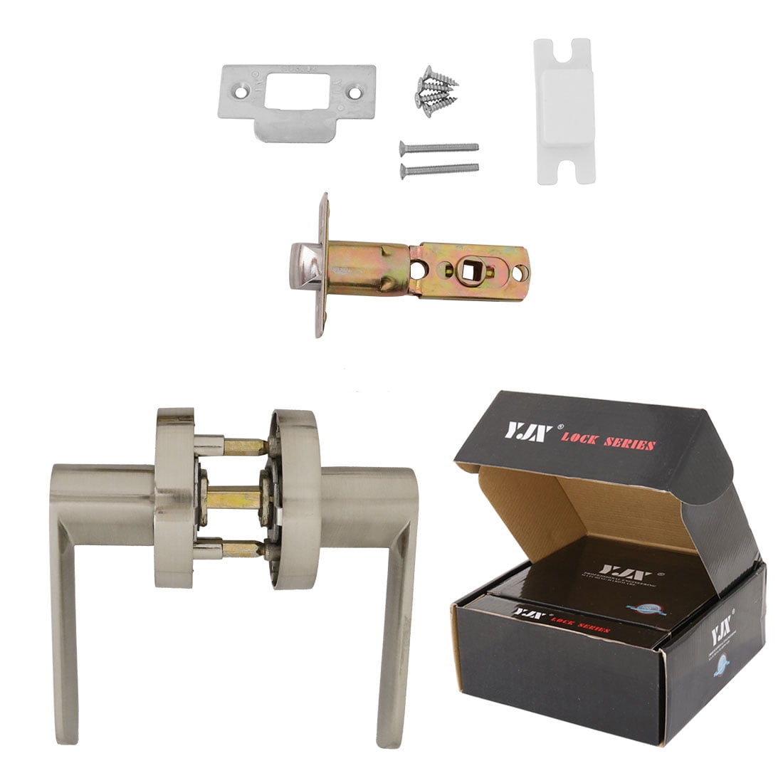 stain-nickel-finish-lever-dummy-door-hallway-lock-knob-handle-lockset