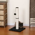 PetPals Stilt Post Black and Sisal Scratching Post with Toy - Walmart.com