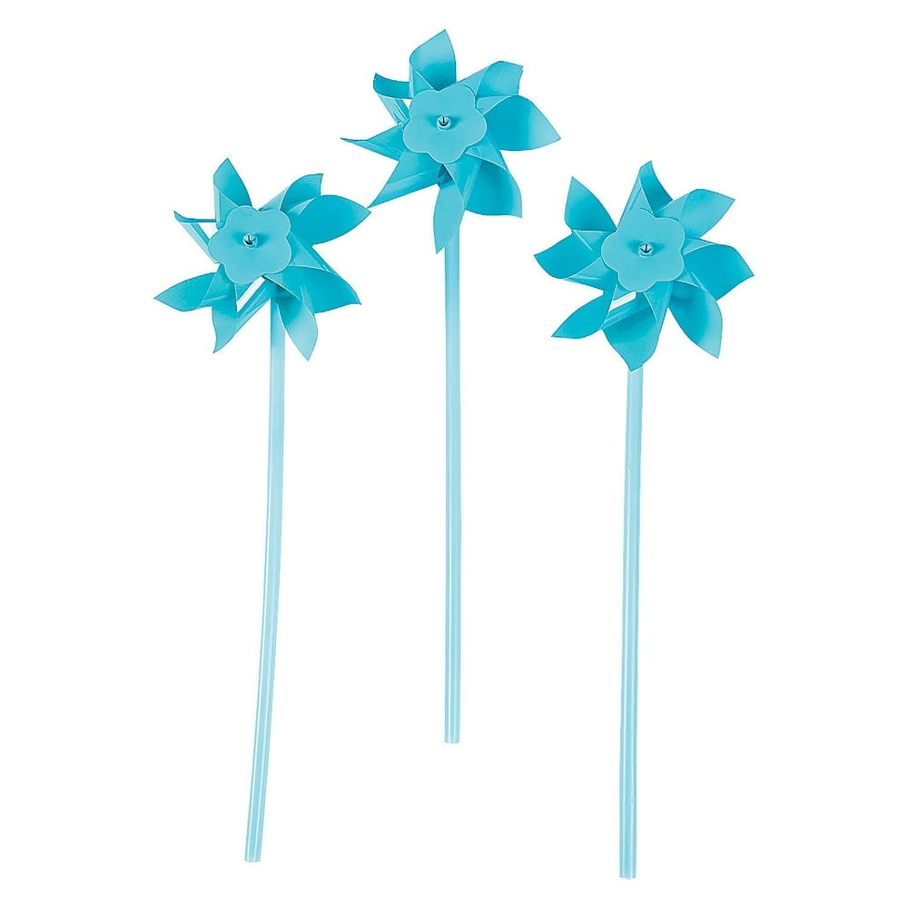 Lt Blue Pinwheels (3Dz) - Party Favors - 36 Pieces - Walmart.com ...