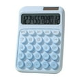 Solar Powered Calculator 7 Cell Battery Power Supply Calculator Office ...