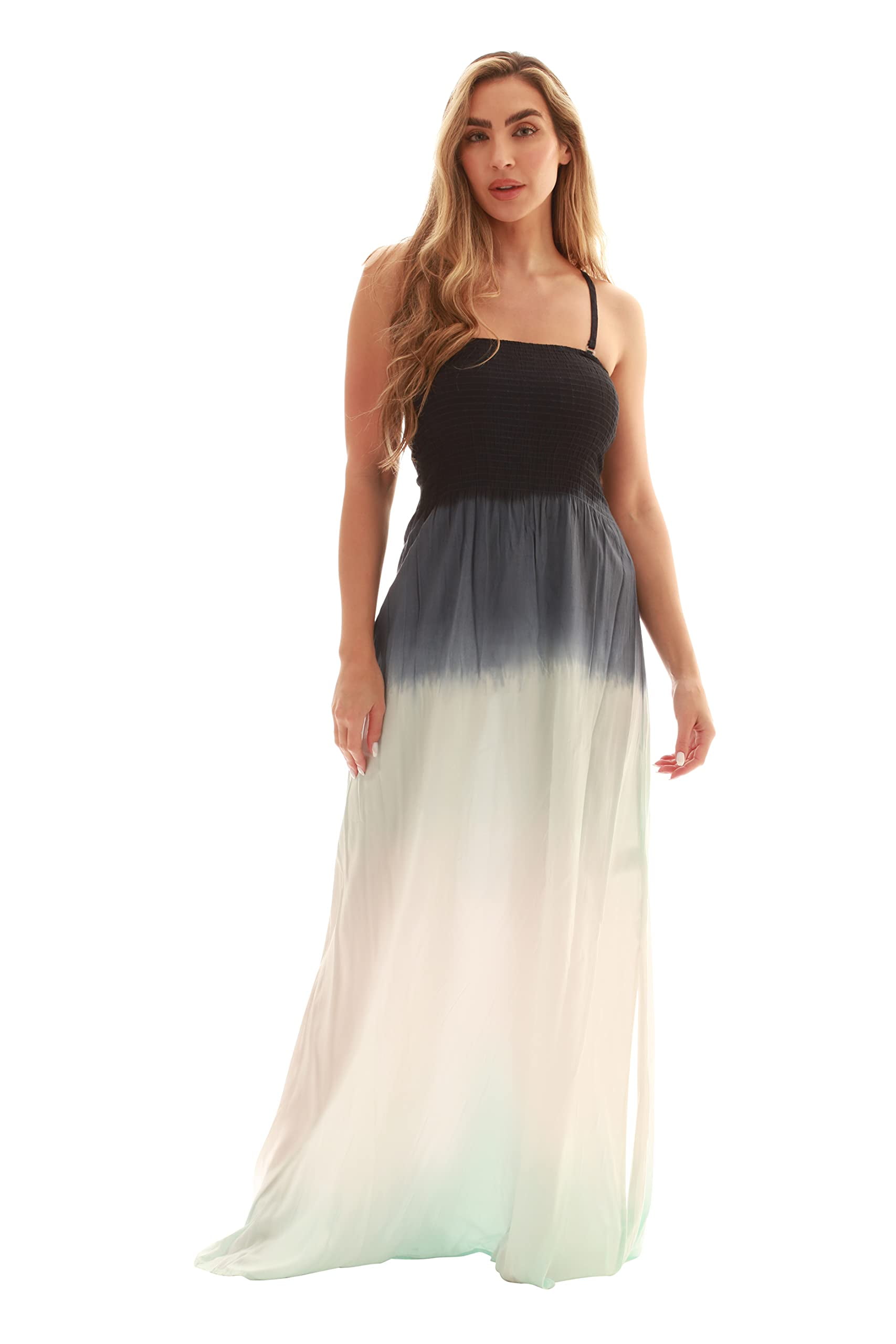 Riviera Sun Women's Rasta Maxi Summer Dress - Long Sundress with ...