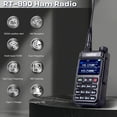 Radtel RT-890 Full Band Ham Two-Way Radio 999 CH Walkie Talkie AM ...