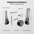 Vertical Track Roller Wheel, Heavy Duty Sliding Door Bottom Guide ...