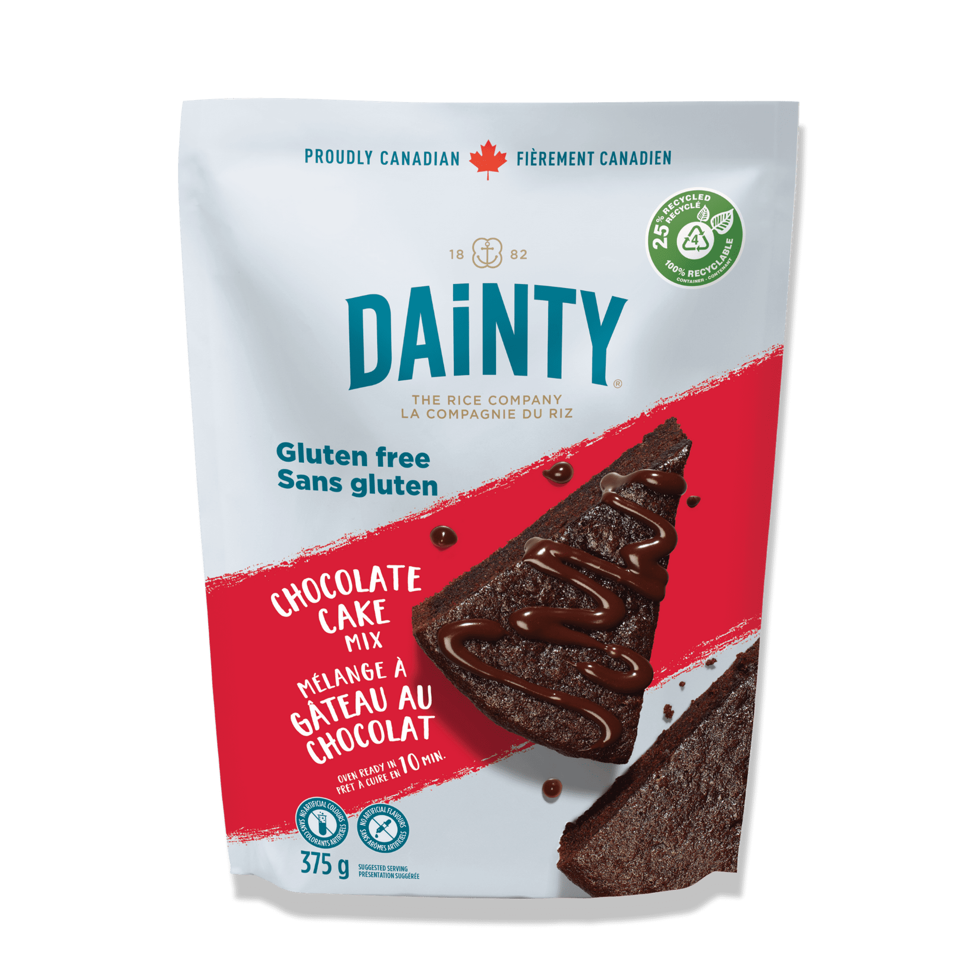 Click here for Dainty Foods Chocolate Cake Mix 375 G prices