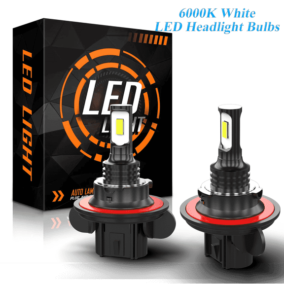 Alla Lighting 9008 H13 LED Decoder Bulbs Anti-Flicking Warning Error ...
