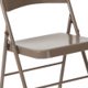 Flash Furniture HERCULES Series Double Braced Beige Metal Folding Chair ...