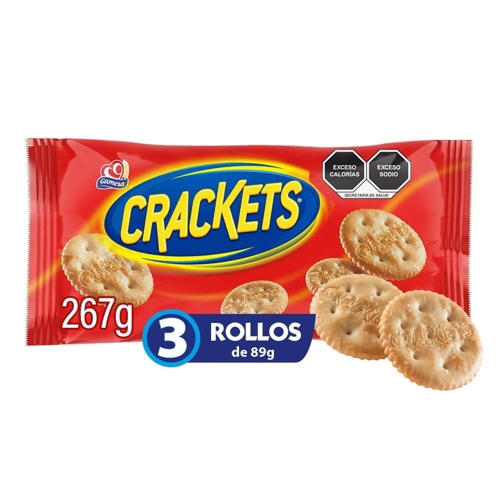 Galletas Crackets sabor mantequilla 267 g | Walmart en línea