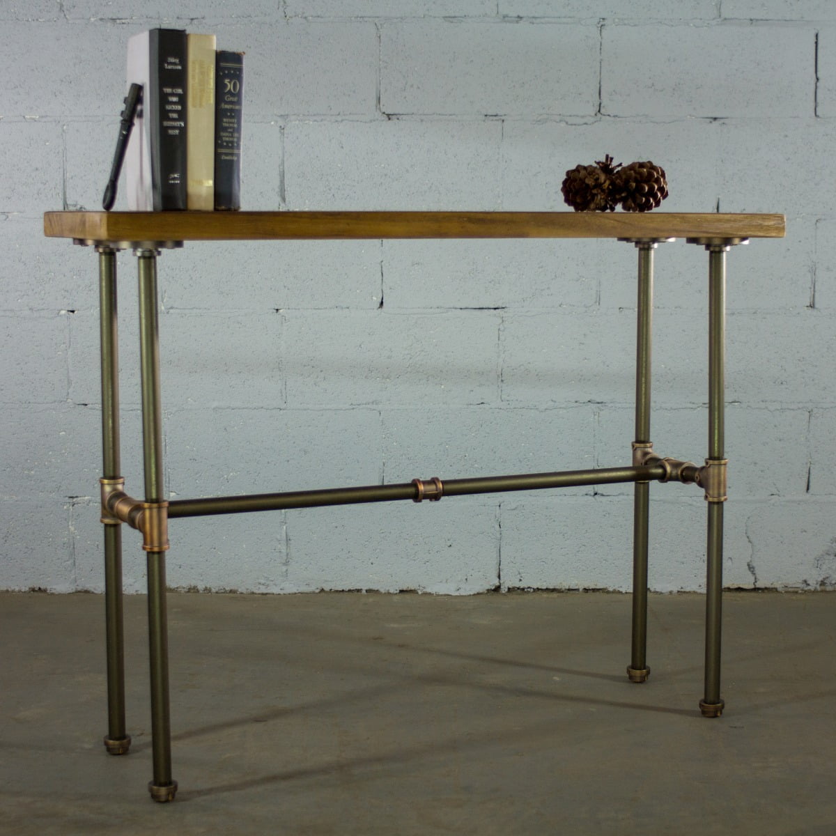 OS Home and Office Model PST-RB Industrial pipe console sofa hall-table ...