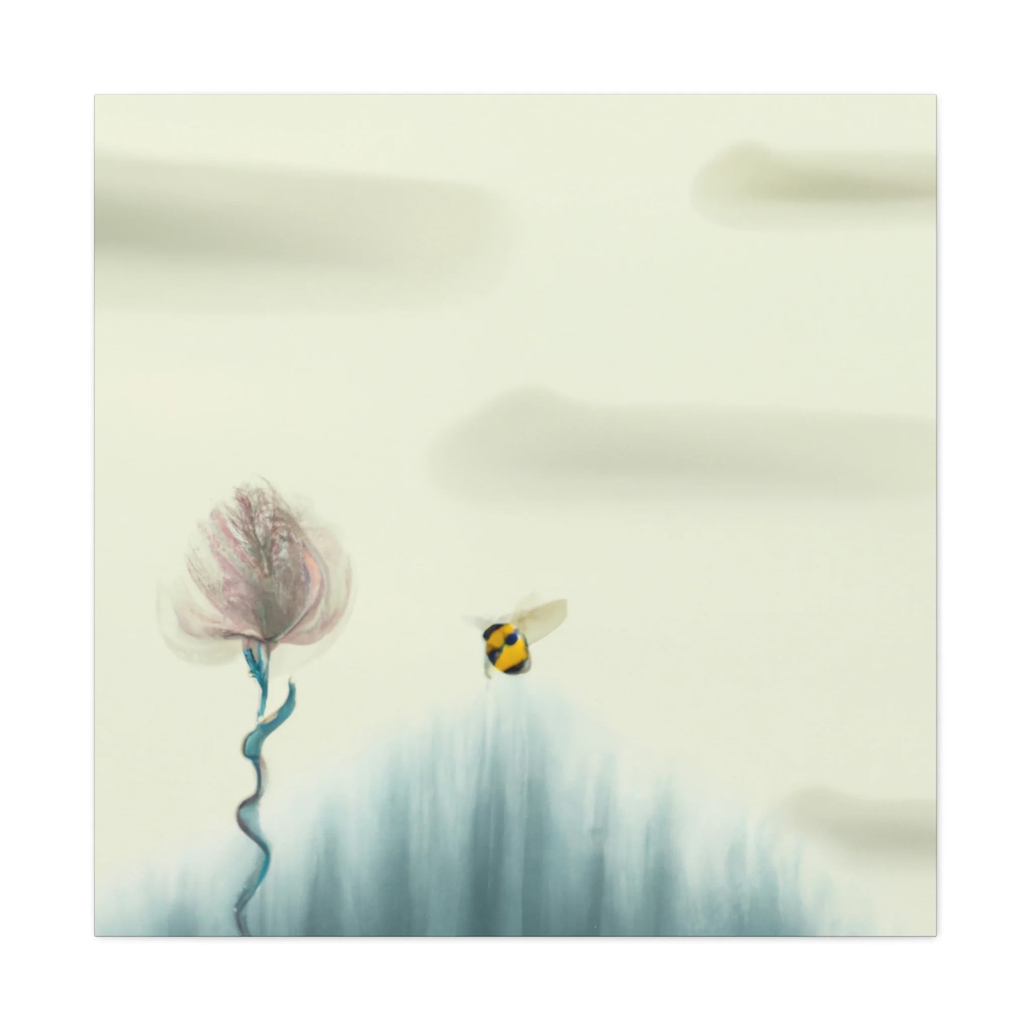 Bumblebee in Minimalism - Canvas - Walmart.com