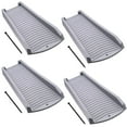 4-Pack Decorative Downspout Water Diverter, Slate Splash Block Rain ...