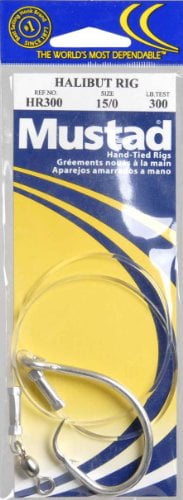 Mustad 300 Lb. Halibut Rig, Size 15/0, 2 Count - Walmart.com