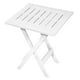 Gracious Living 14195-6PDQ Foldable Side Table, White - Walmart.com