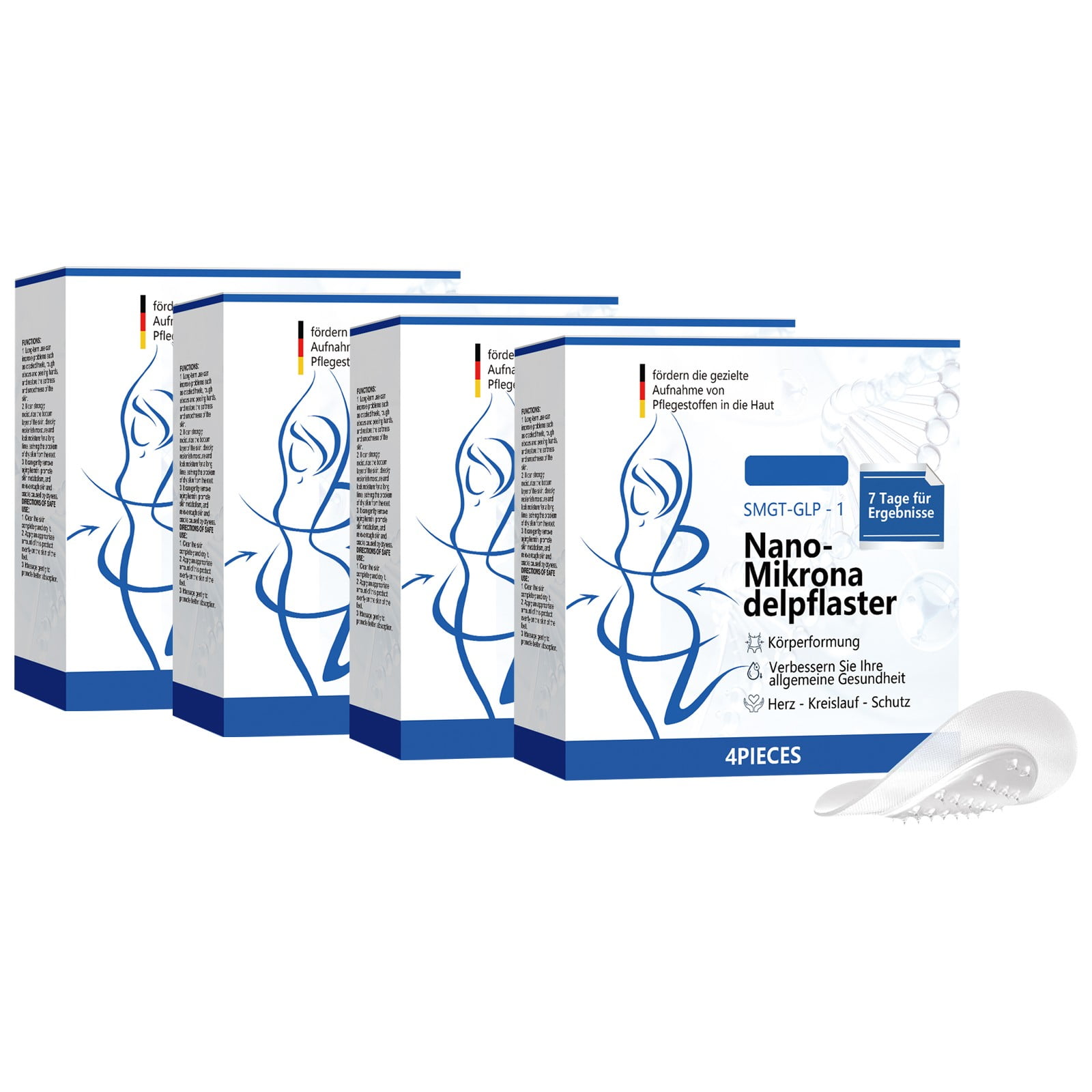 Nano Microneedle Patch (4box)Smgt-Glp-1 Nano Microneedle Patch,Smgt-Glp ...