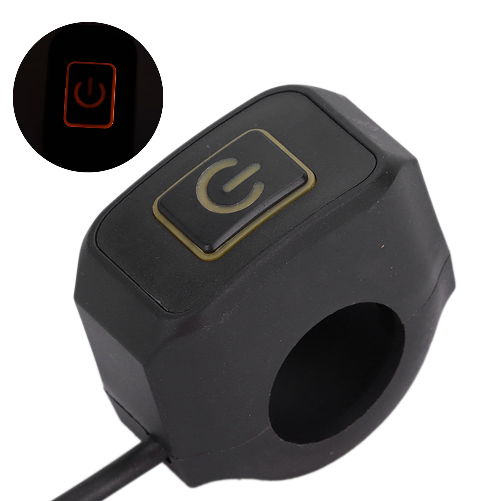 Aramox 22mm Motorcycle Handlebar Switch Control Button Waterproof ...