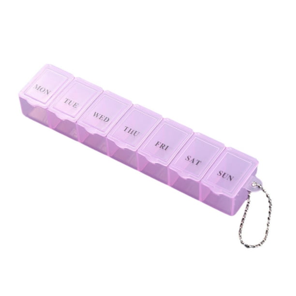 TopLLC Weekly Pills Organizer Portable 7 Days Daily Pills Case ...