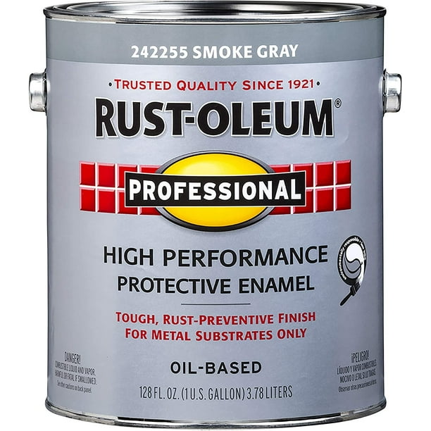 RUST-OLEUM 242255 Protective Enamel Paint, 1 gal, Smoke Gray - Walmart.com