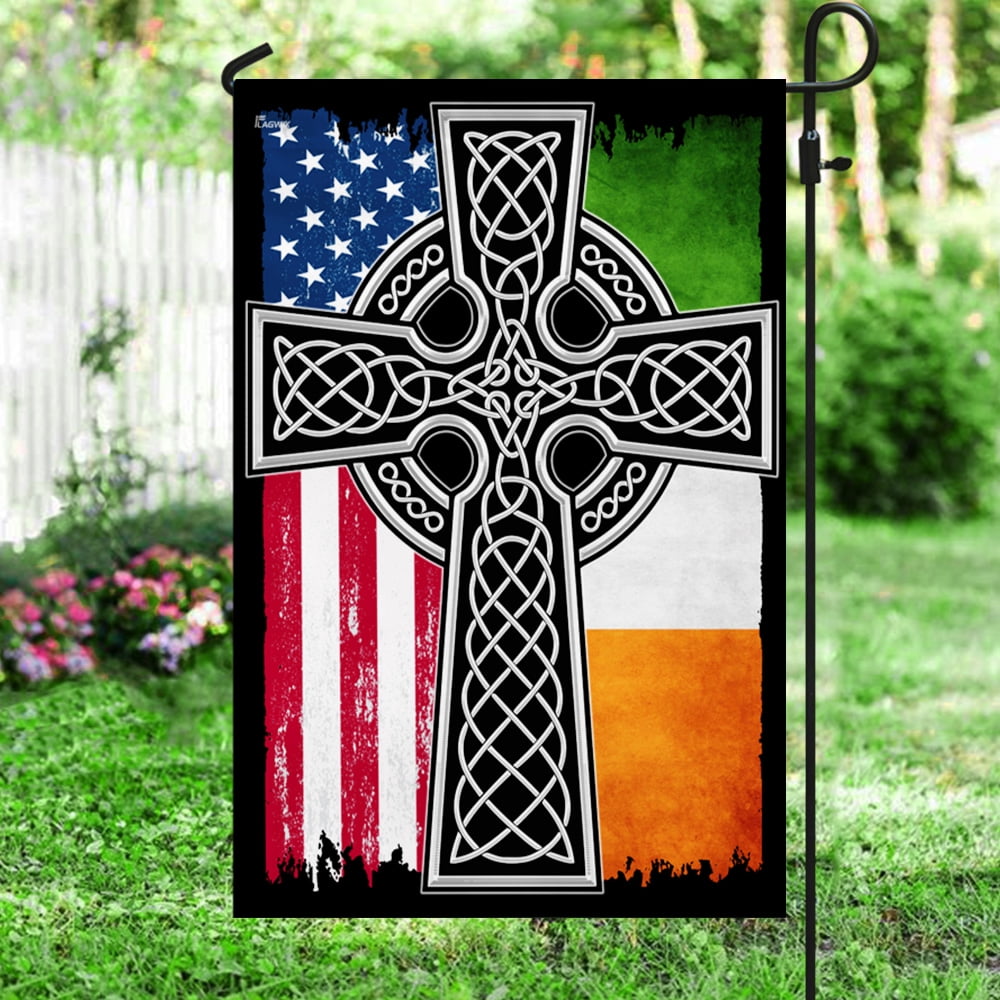 FLAGWIX Irish American Christian Celtic Cross Flag THN3665F - Garden ...