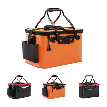 Portable Multifunctional EVA Fishing Bag Collapsible Fishing Bucket ...