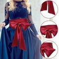 Fashionable Ribbon Dress Belt Wide Girdle Decorative Long Sash ...