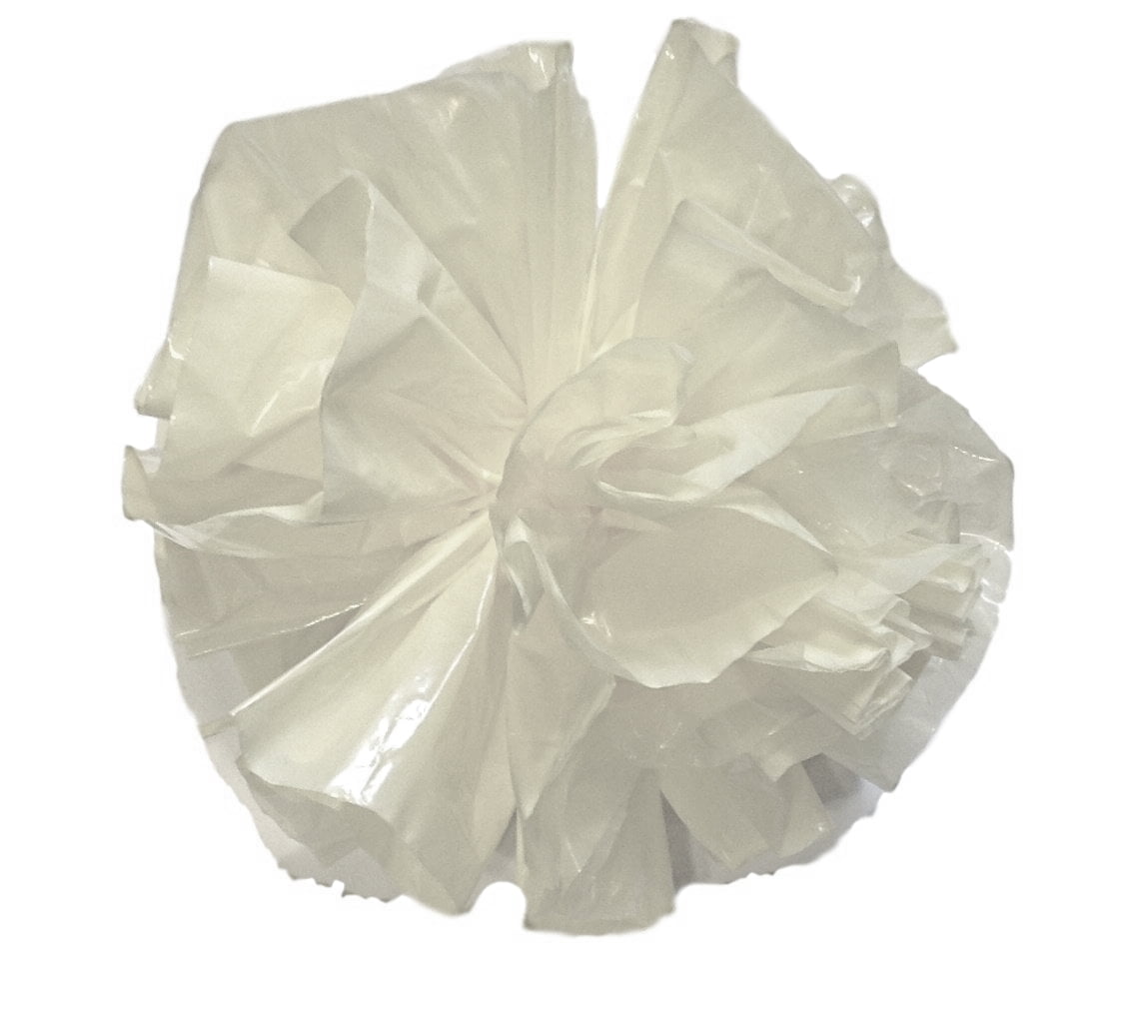 12 Plastic Flower Poms with Suction Cups Car/Limo Decoration Deco-Puffs ...
