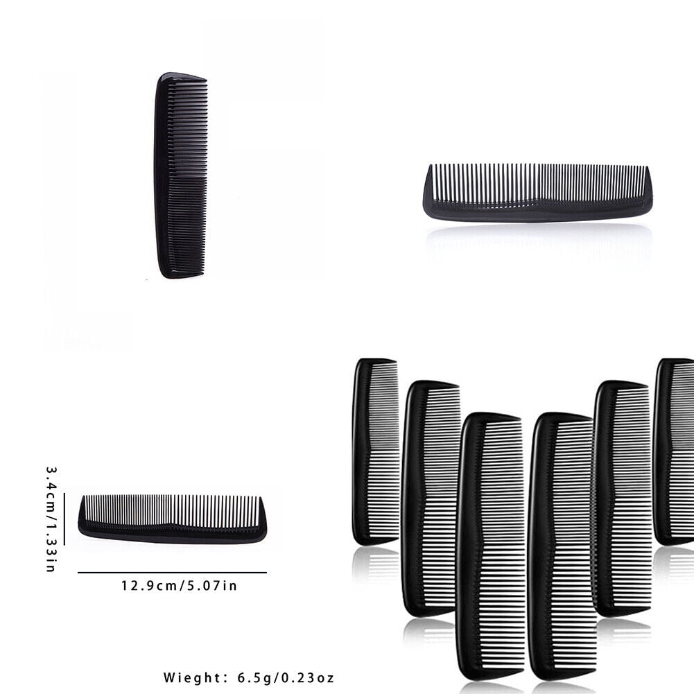 US 12-24 Pack Pocket Hair Comb 5" Beard & Mustache Combs for Men's Hair ...