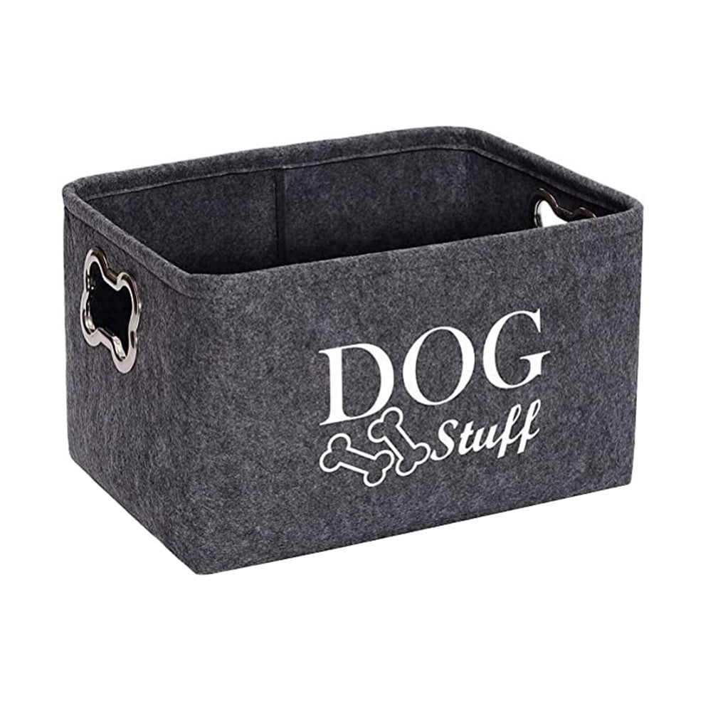 OUNONA Dog Storage Toys Basket Pet Box Container Boxes Baskets Bin ...