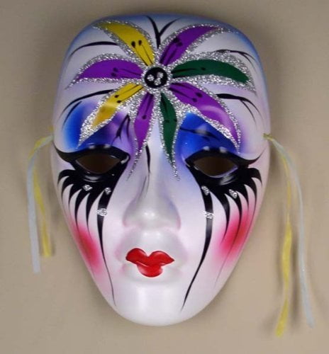 Colorful Porcelain Wall Decor Beauty Mask LG - Walmart.com