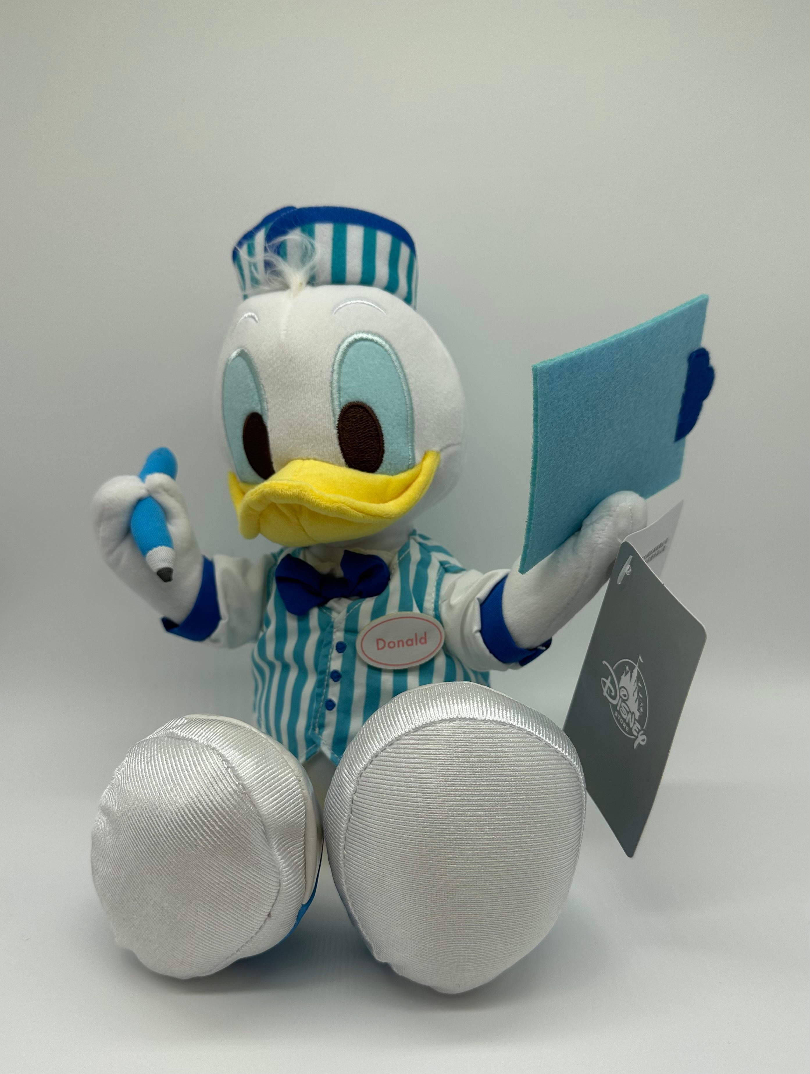 Disney Store Hong Kong Donald Waiter Ice Cream Plush New with Tag ...