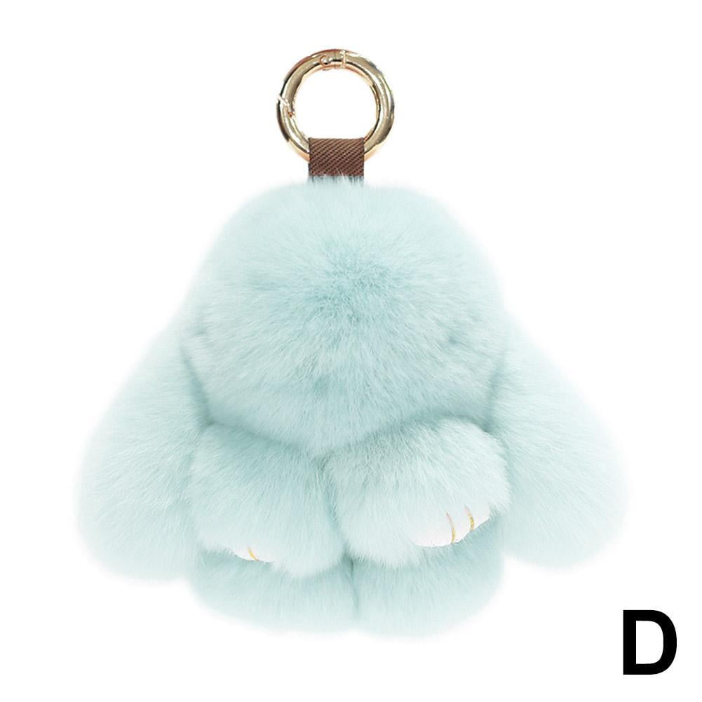 Click here for Zoubaoq Rabbit Fur Keychain Bunny Trinket Key Gift... prices