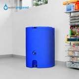 WaterPrepared 160 Gal Stackable Design Utility Water Tank with Large ...