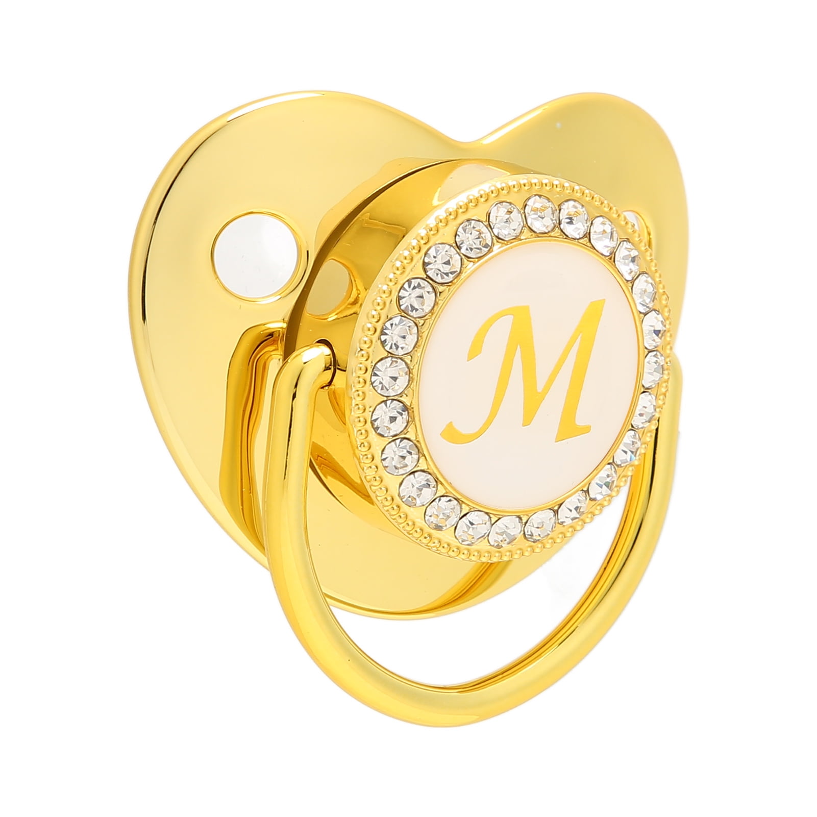 Golden Baby Pacifier Alphabet Pacifier Baby Pacifier With Clips Golden ...