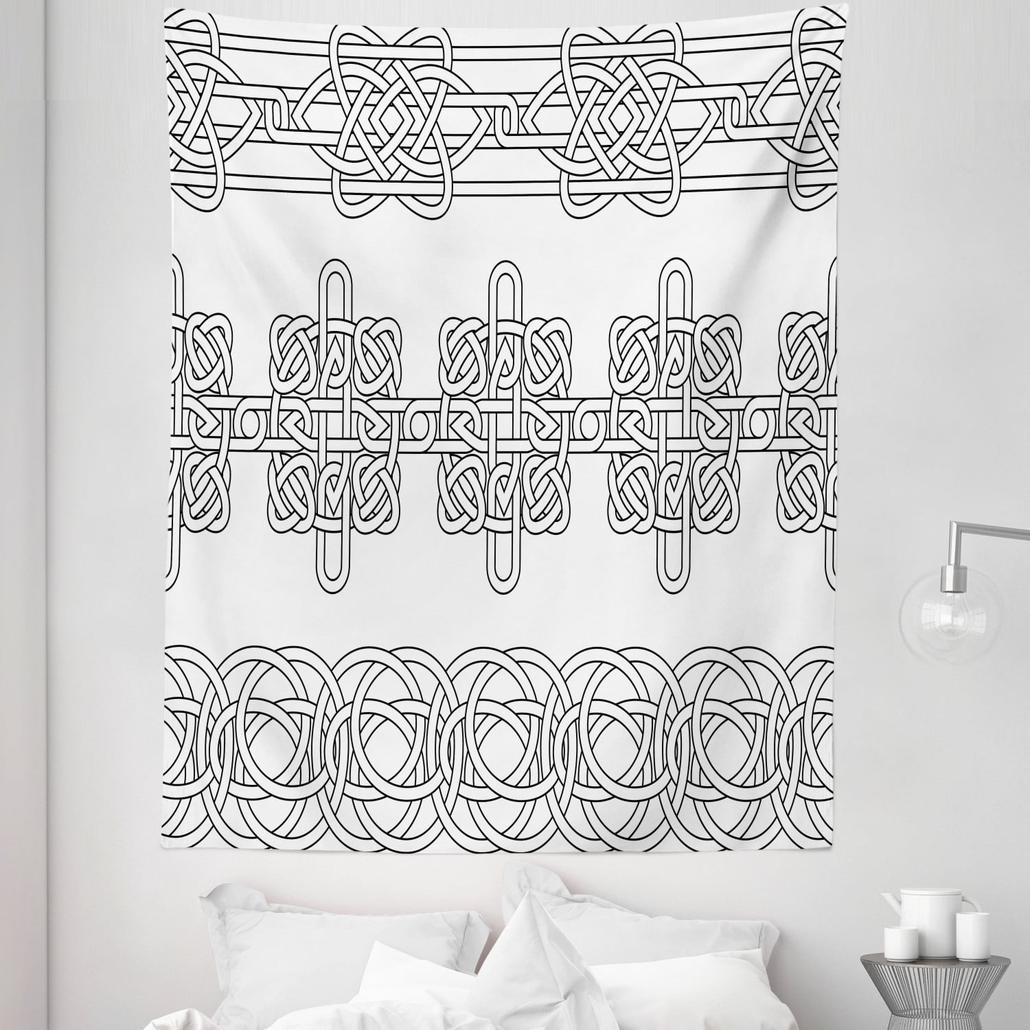 Irish Tapestry, Indigenous Motifs in Stencil Art Style Celtic Culture ...