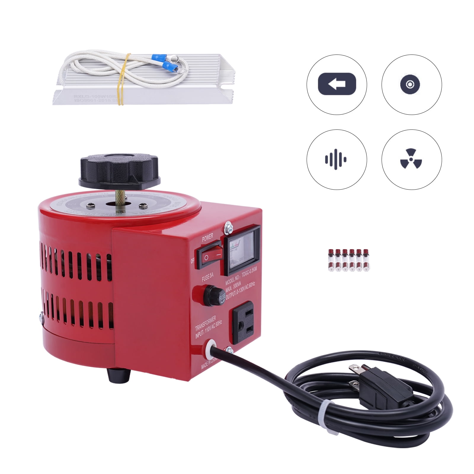 Miumaeov Power Transformer 0 5 1 3kva Digital Display 0 130v Ac Voltage