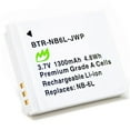 Replacement for CAS NP-6L Battery (2-Pack, 1300mAh) and Charger with ...