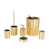 Bath Accessory Set Milano Gold - Walmart.com