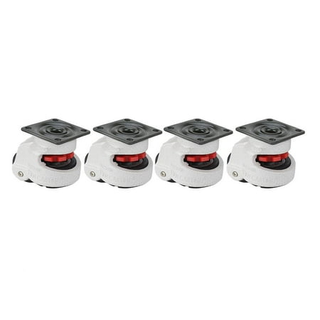4pcs 1.5" Retractable Leveling Caster Retractable Caster Industrial ...
