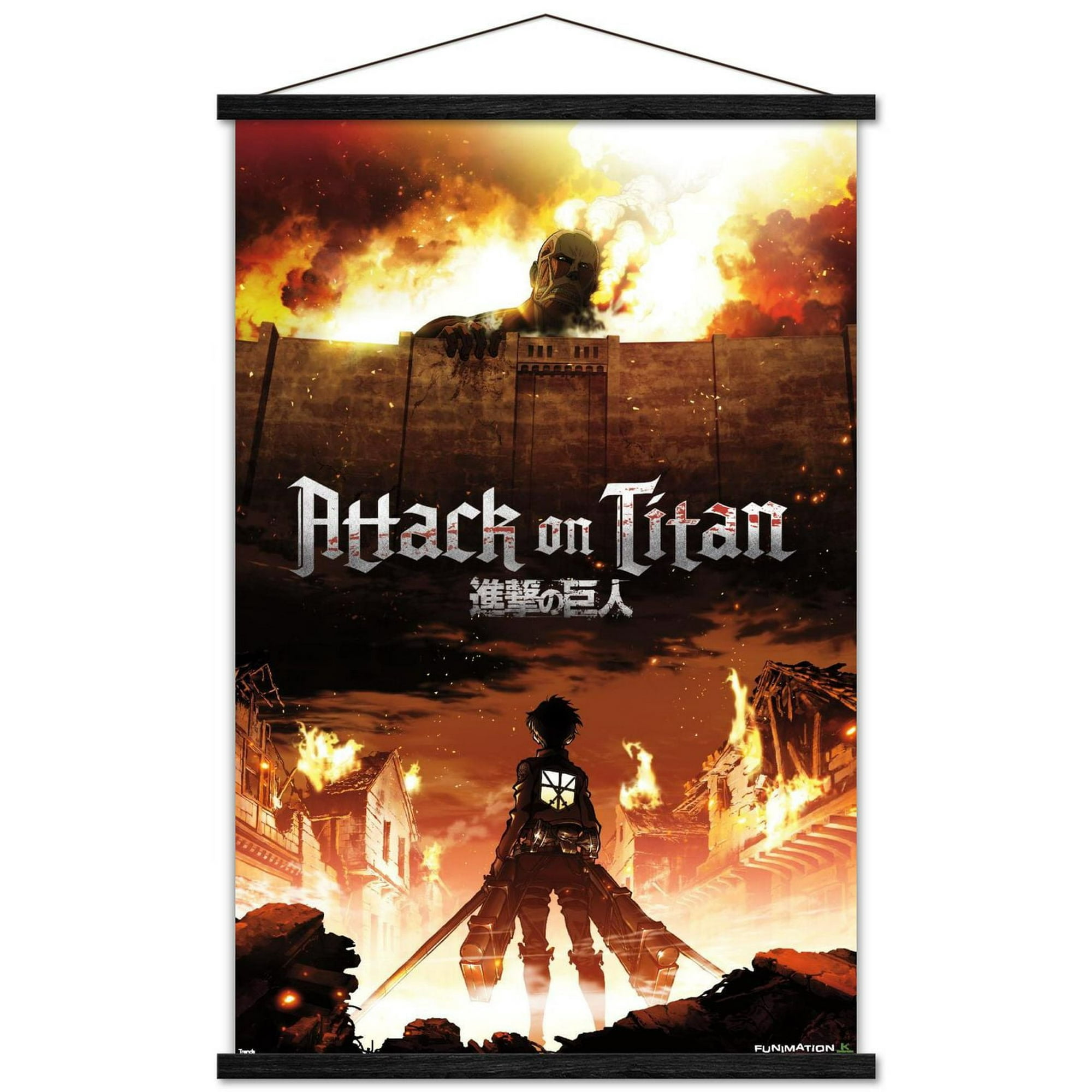 Click here for Trends International Attack On Titan - Fire Wall P... prices