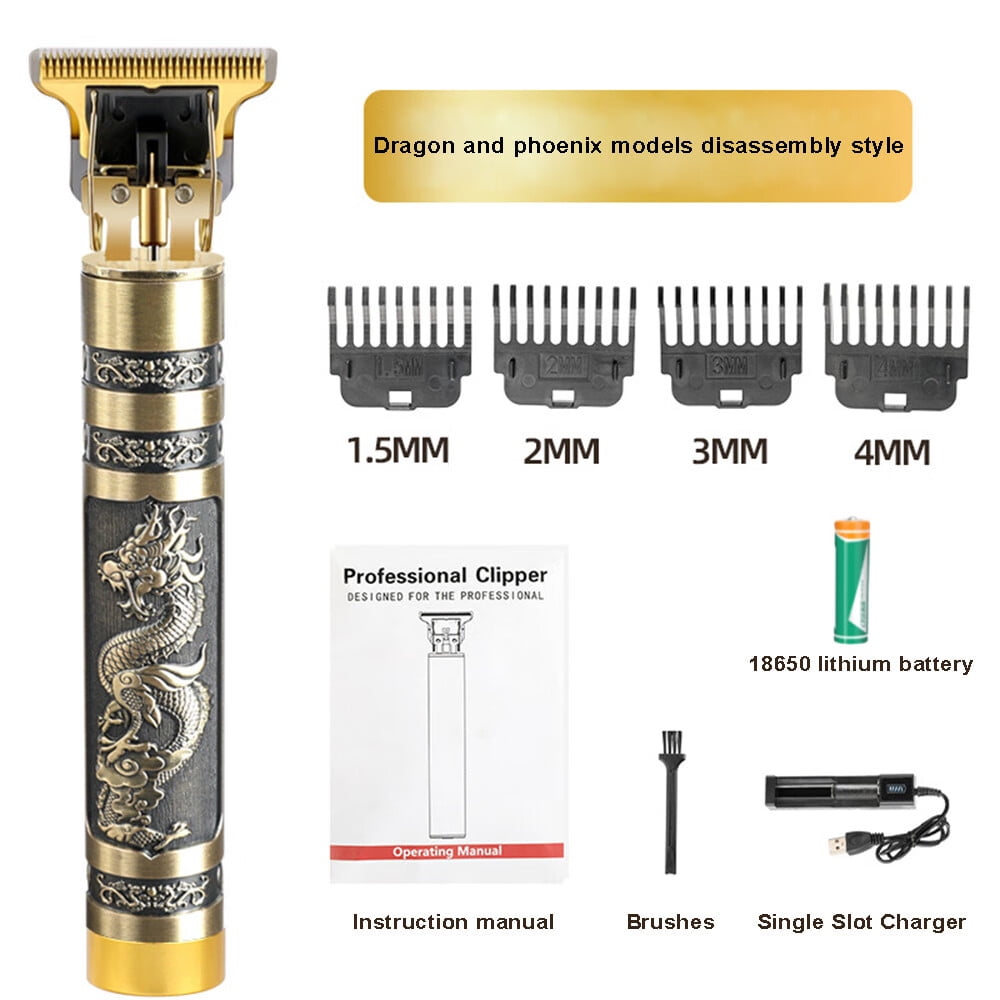 Hair Clippers for Men, Professional Hair Trimmer T Blade Trimmer Zero ...