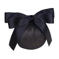 batmeuy Women Hair Net Temperament Solid Color Bow-knot OL Fishnet ...