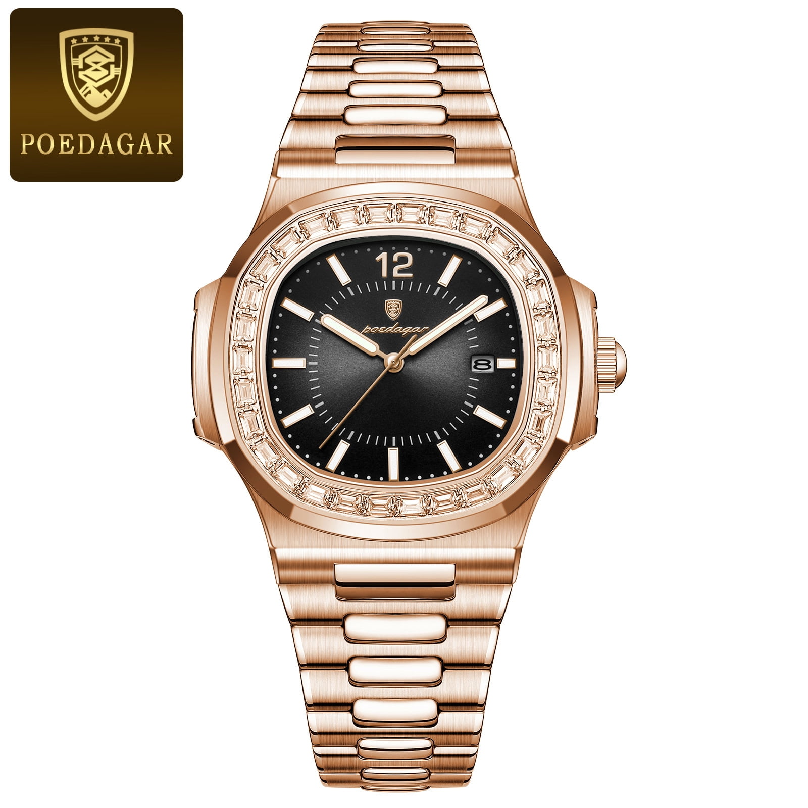 Click here for Poedagar Luxury Man Quartz Watch Square Wristwatch... prices