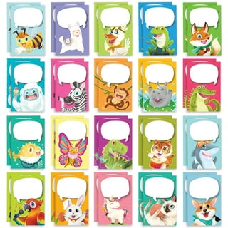 40 Funny Animal Postcards - Bulk Thinking of You Postcard Pack for Kids ...