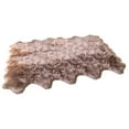 Soho Luxurious Faux Sheepskin Pelt Camel Shag Area Rug or Runner ...