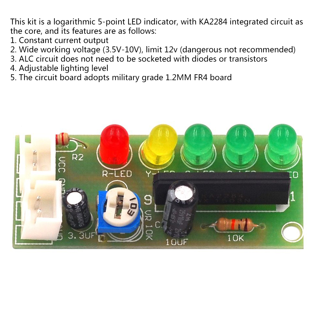 Buy Power Level Indicator Battery Indicator Pro Audio Indicating Module ...