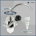 TMC Rocket Hand Pump, Galley Hand Pump, Flipper Pump, RV Manual Water ...