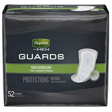 Assurance Men’s Guards, Maximum Absorbency, 52 Count HSA/FSA Eligible ...