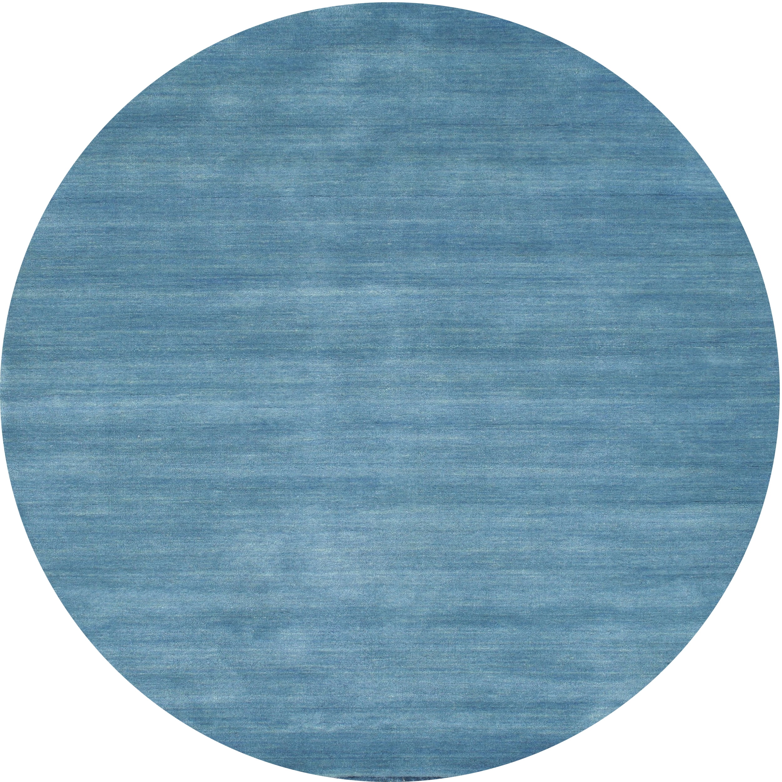 Ahgly Company Indoor Round Contemporary Blue Ivy Blue Abstract Area ...