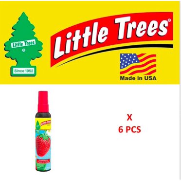Little Trees Spray Car Air Freshener 6-PACK (New Car Scent) - Walmart.com