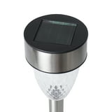 Mainstays 6-Count Solar-Powered Tapered Column Pathway LED Light Set in ...